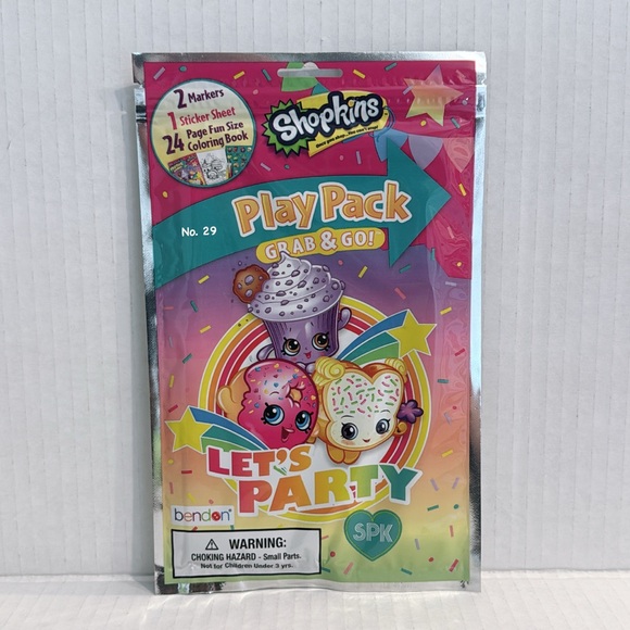 Shopkins | Toys | Shopkins Book To Color Crayons Stickers Grab And Go ...